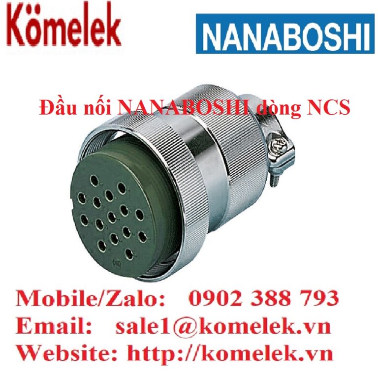 Đầu nối NANABOSHI kim loại tròn dòng NCS - Công ty TNHH Komelek Việt Nam