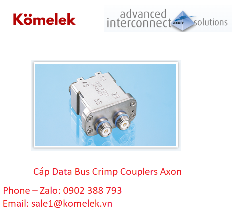 Cáp Data Bus Crimp Couplers Axon - Công ty TNHH Komelek Việt Nam
