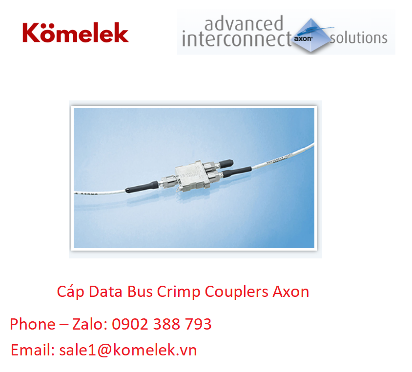 Cáp Data Bus Crimp Couplers Axon - Công ty TNHH Komelek Việt Nam