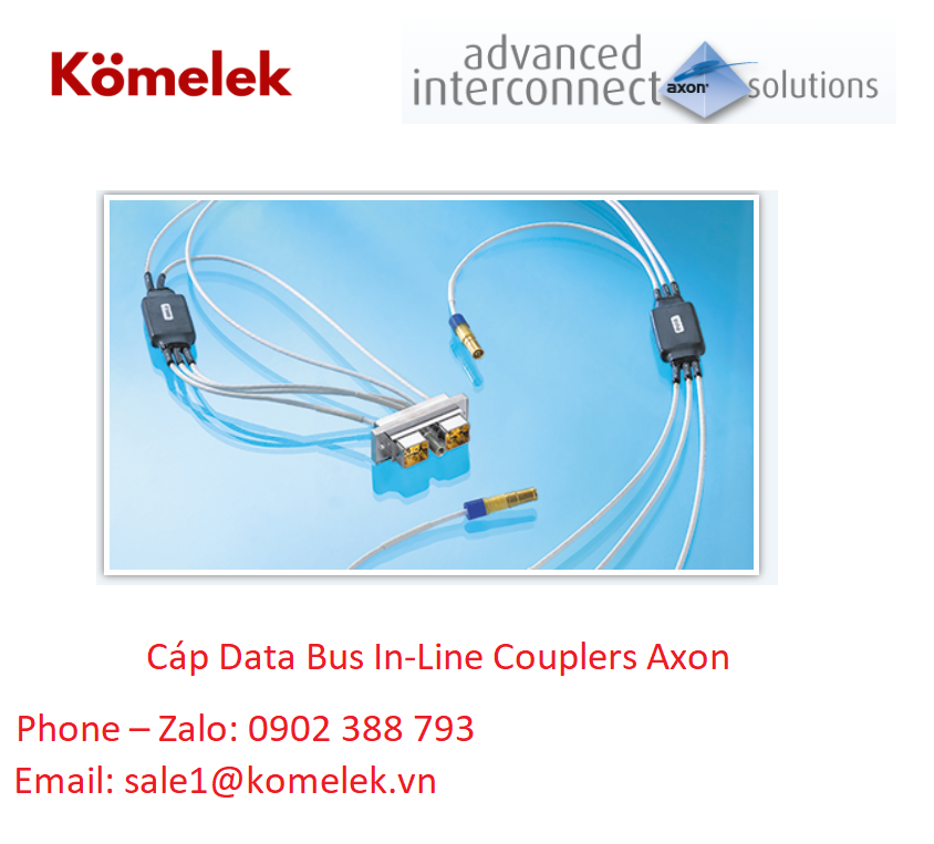Cáp Data Bus In-Line Couplers Axon - Công ty TNHH Komelek Việt Nam