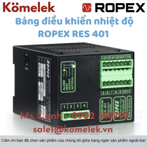 ROPEX RES 401 - Bảng điều khiển nhiệt độ